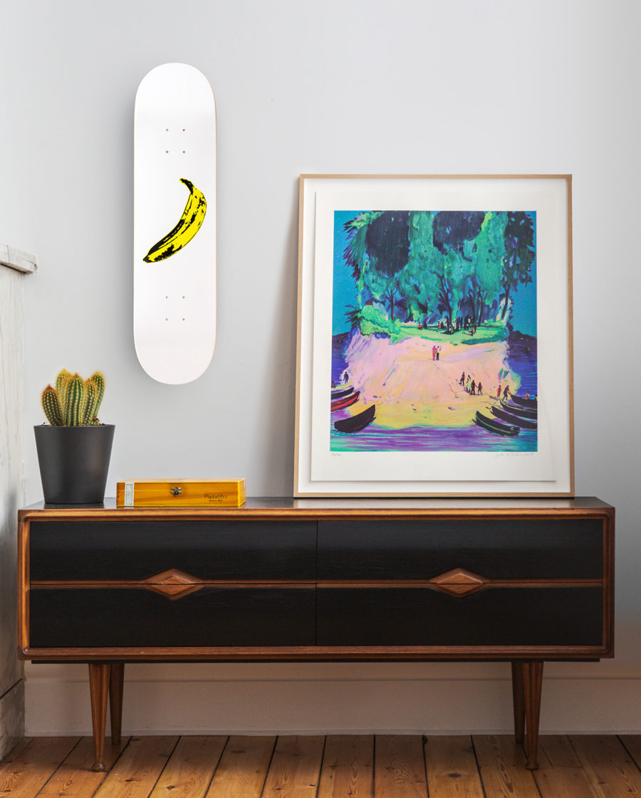 Andy Warhol Banana Skateboard Decks – Artware Editions