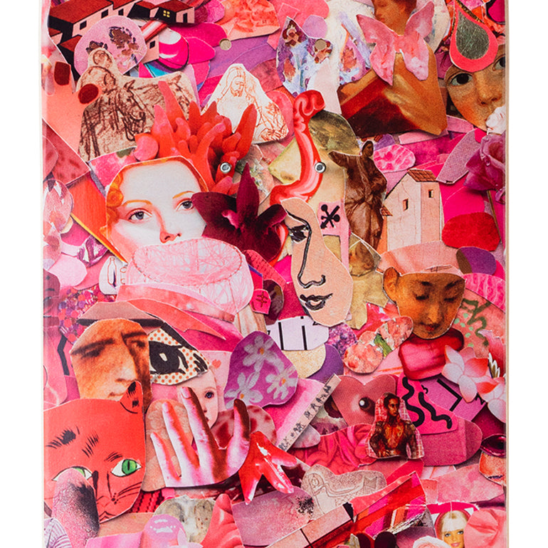 Eight Color Spectrum Pink Skateboard Deck by Vik Muniz – Artware Editions