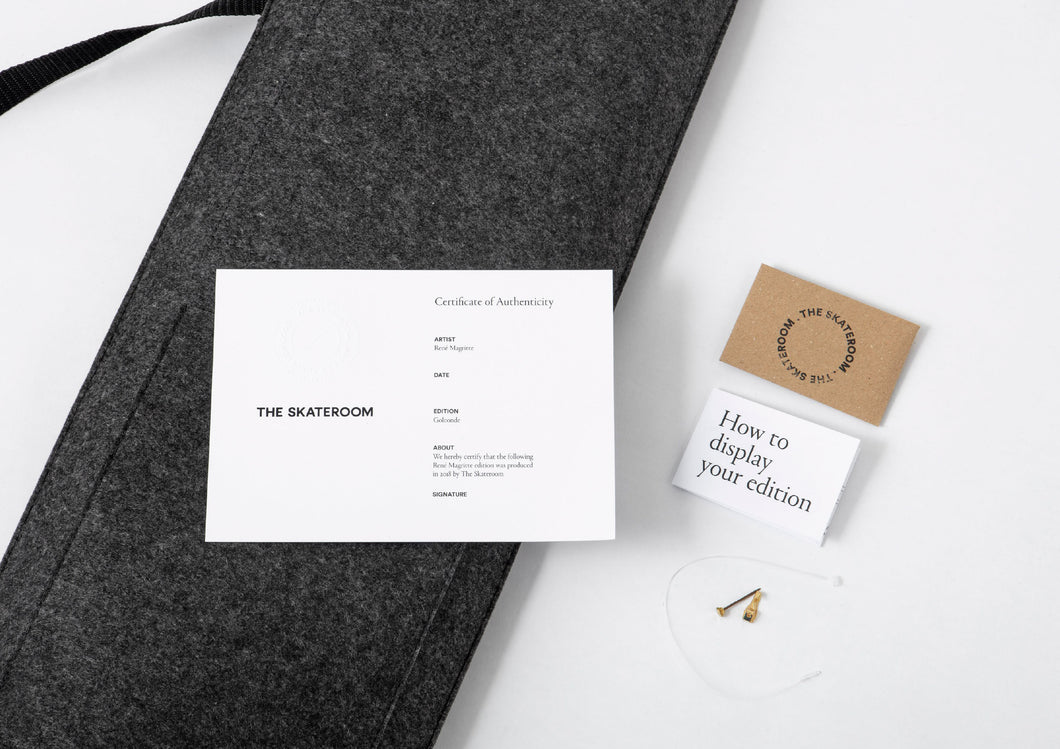 Eight Color Spectrum Red Skateboard Deck by Vik Muniz – Artware Editions