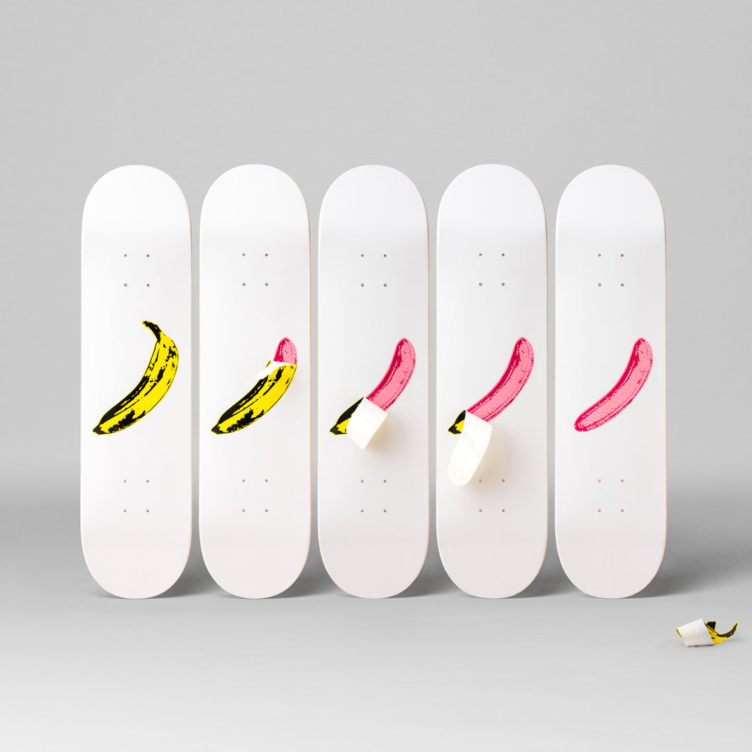 Andy Warhol Banana Skateboard Decks – Artware Editions